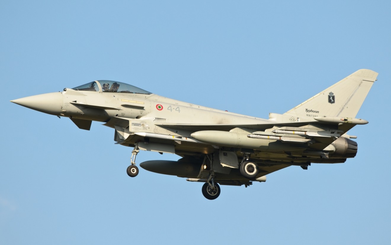 Italian Air Force Typhoon are equipped with AMRAAM… | Eurofighter Typhoon